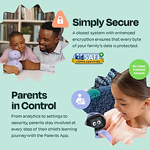 Miko Mini - Interactive Robot for Kids - For STEAM Learning - With Conversational AI - Tech Gift for Kids - Coding, Dancing Robot with Learning Games - For Boys & Girls Ages 4-10 - Purple
