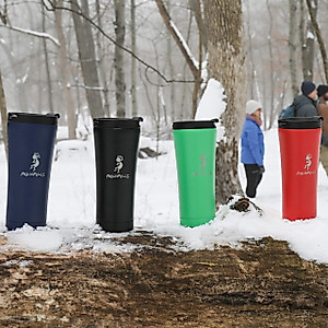 Aquapelli Vacuum Insulated Travel Coffee Mug, 16 ounces, Grape Purple