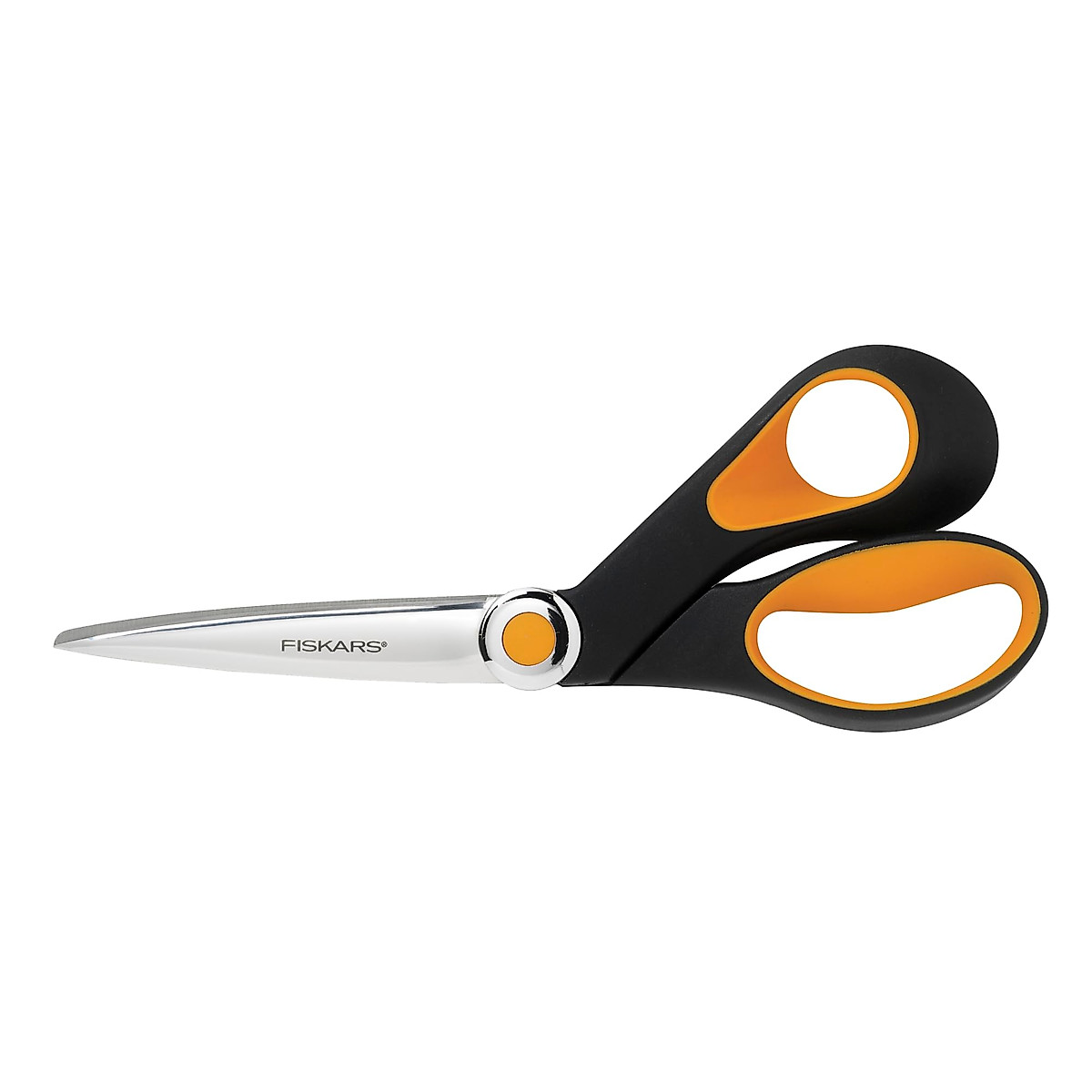 Fiskars 175800-1002 Razor-edge Softgrip Scissors, 8 Inch, Black