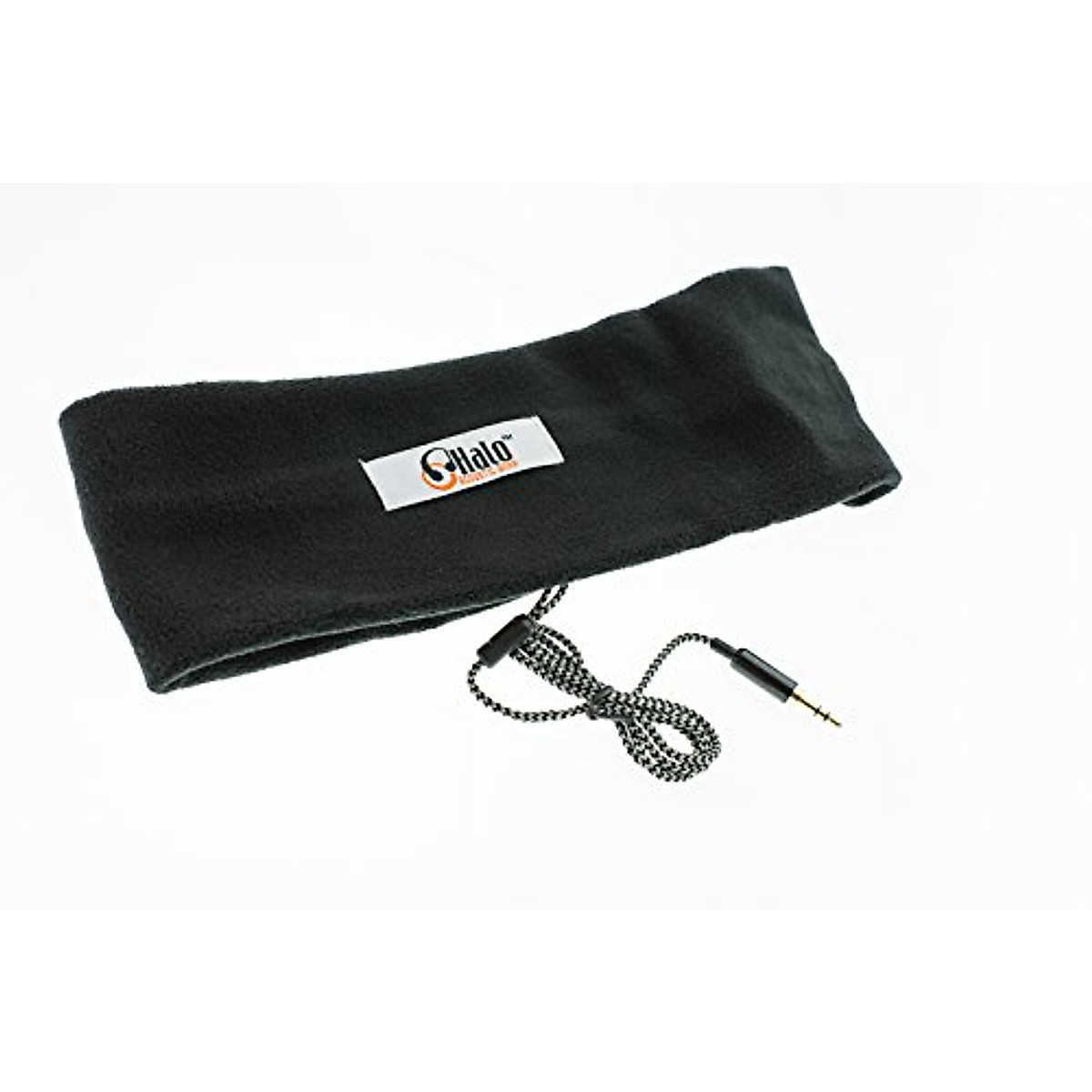 CozyPhones Fleece Sleep Headphones - Over Ear Headphones from Ultra Thin Earphones for Side Sleepers, Meditation, Running, Laptop, and Phone - Black