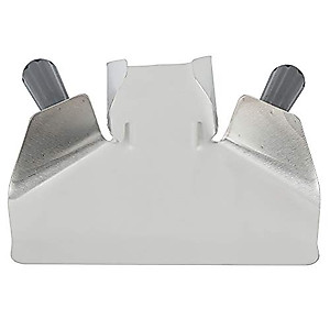 French Fry Scoop, Stainless Steel Food Chips Scoop, Heavy Duty Popcorn Scoop with Handle, Desserts Scooper(Double handle)