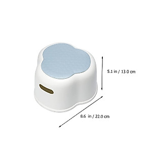 VILLFUL Non-Slip Stool Anti- Footstool Bathroom Footstool Office Footrest Stool Small Stool Stool Under Desk Footrest Stool for Kids Stackable Stool Step Stool Aldult Pp Child