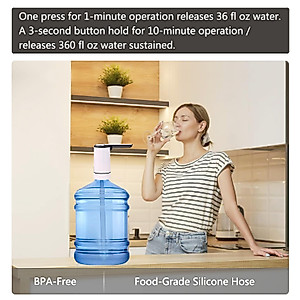 Selitofafa Drinking Water Dispenser - Water Cooler Dispenser - Portable Water Bottle Pump for Camping or Family and Office