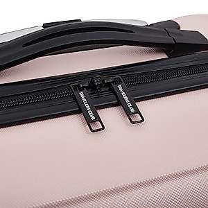 Travelers Club Skyline Spinner Luggage, Filmy, 22-Inch Carry-On