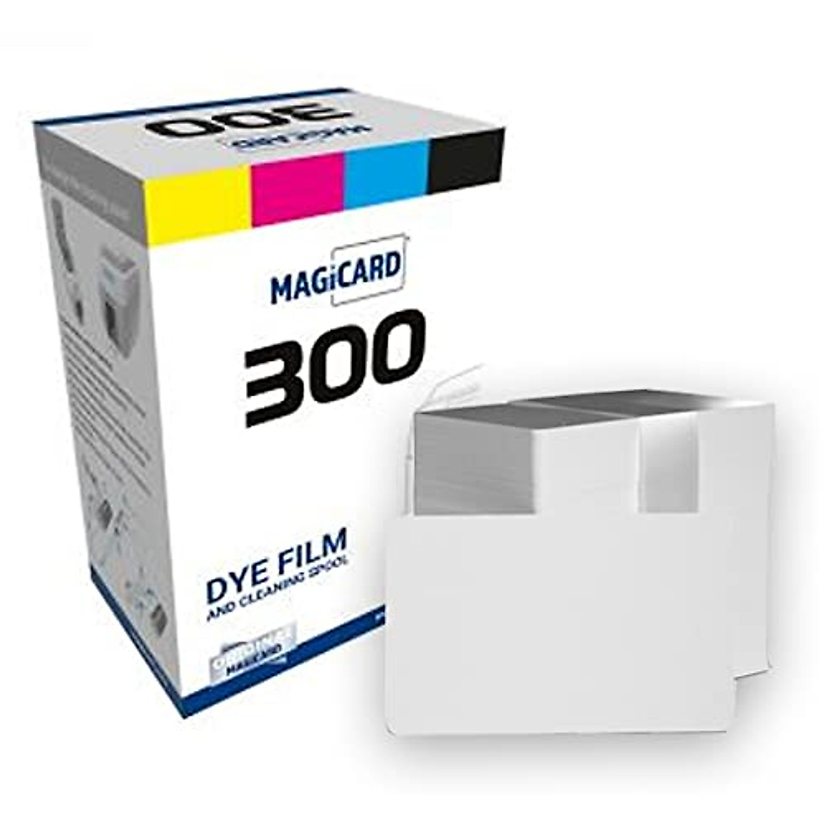 Magicard MC300YMCKO Color Ribbon, for Model 300 Printer - 300 Prints with 100 Quantity Card Imaging Brand CR80 30 Mil PVC Cards
