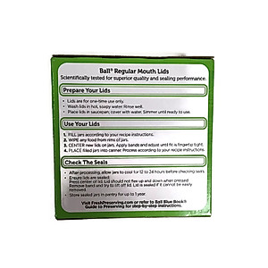 Ball Regular Mouth Jar Lids 4 pack