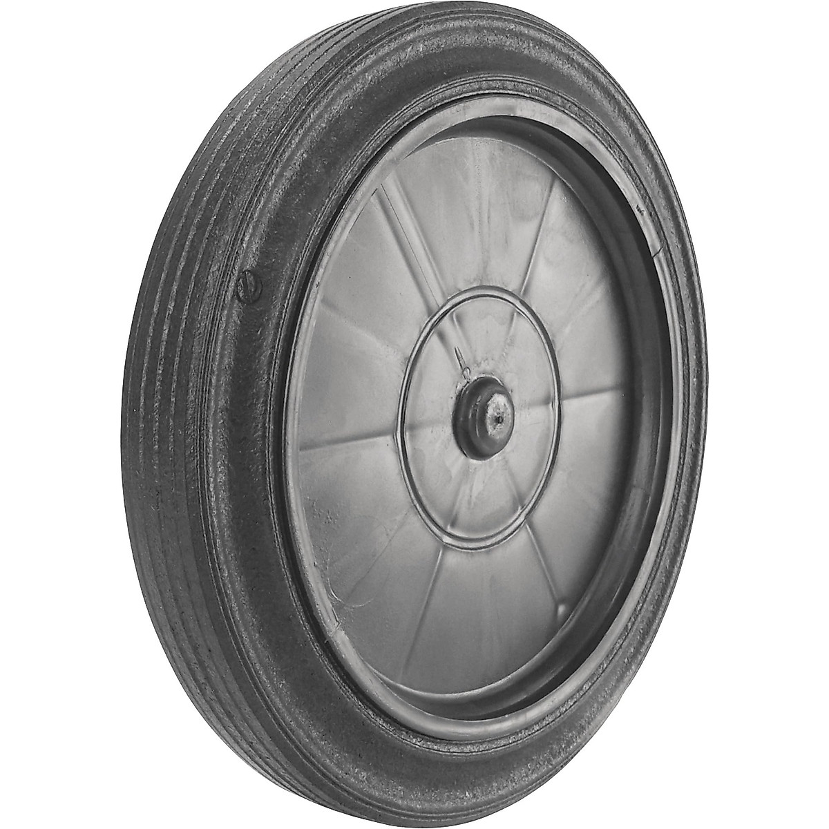 Roll-Tech SL12-34 Snap-Lock Trash Can Replacement Wheel, Black