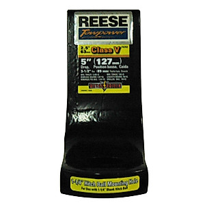 Reese 7028200 Class V Heavy Duty Ball Mount ,13,000 lbs. Capacity, Fits 2-1/2 inches Receiver, 5 inch Drop, Black