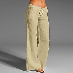 AopnHQ Women Travel Pants Women's Casual Pants & Capris Plus Size Khaki Pant Fold Over Yoga Pant White Pull On Pants Women Capri Jean Plus Size Women’S Capri Pants