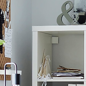 HSD Kallax Decorative Open Back 4-Cube Shelving Unit, White, Large Storage Solution, 4 Cube Shelf Organizer Bookshelf, 30 3/8" x 30 3/8" x 15 3/8"