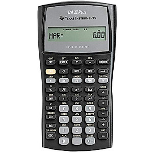 TEXAS INSTRUMENTS CALCULATRICE FINANCIÄRE TI-BA II Plus