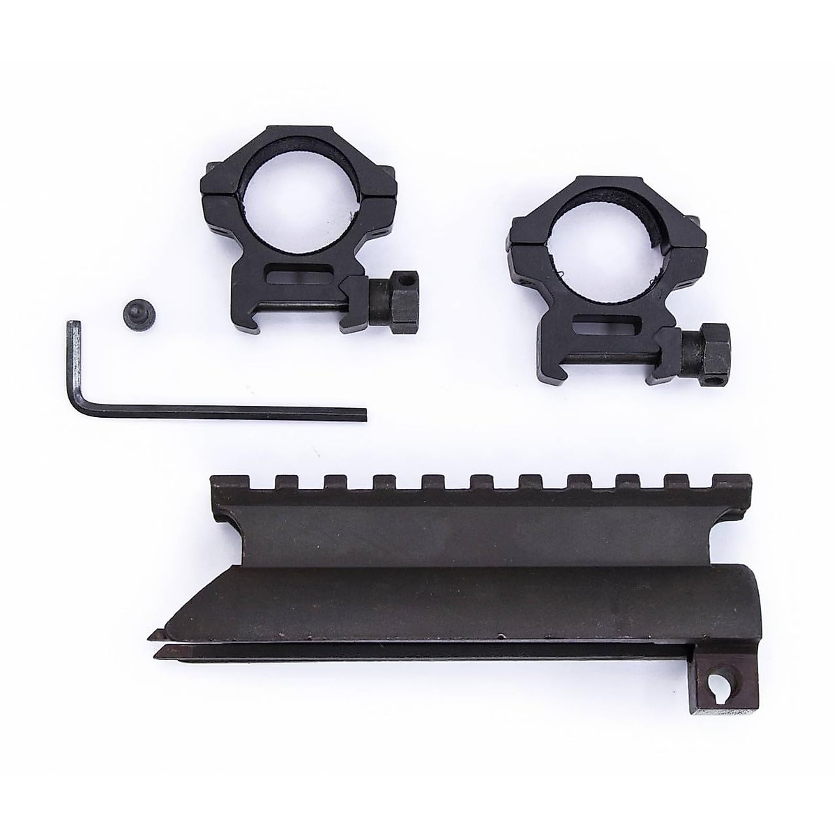 GOTICAL 4X32 Compact .223 .308 7.62x39 mm Tactical Scope Mil Dot with Ring Compact Riflescopes Hunting scopes (Scope Package 2)