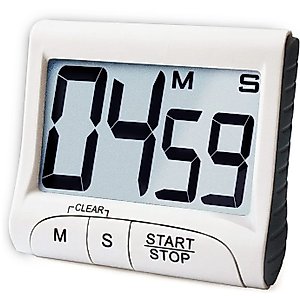 Timer Count Down/Count up Large Screen (White)…