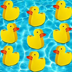 18 Pcs Hot Tub Sponge Oil Absorbing Sponge Hot Tub Scum Sponge Hot Tub Accessories Pool Sponge Oil Sponge Spa Pool Sponge Cute Scum Sponge for Scum Cosmetic Hot Tubs Cleaning Accessories (Duck)