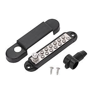 Power Distribution Terminal Blocks with Low Resistance and Good Conductivity, Removable Housing, Flame Retardant, for Car, Caravan, Yacht, Catamaran and Marine Power Systems