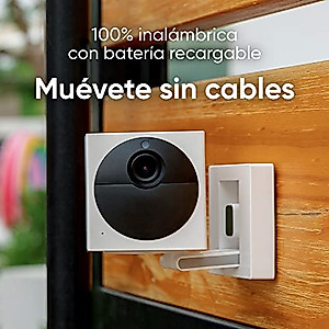 Wyze Cam Outdoor Starter Bundle (Base Station and 1 Cam), 1080p HD Indoor/Outdoor Wire-Free Smart Home Camera with Night Vision, 2-Way Audio, Works with Alexa & Google Assistant, White with Camo Skin