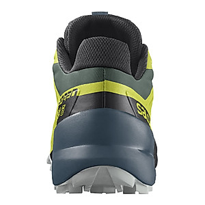 Salomon Men's Speedcross 5 Trail Running Shoes, Black/Black/Phantom, 9.5 Wide