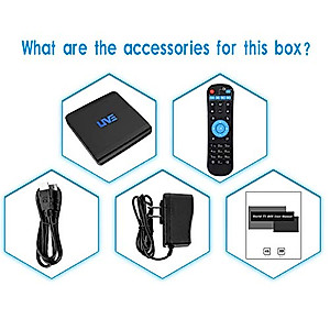 DREAMOSA Android IPTV Box Contains 10000+ Global Channels Movies Sports Cartoon VIP for Free Brazil India Arab Asia Europe, Black, 10*10*1