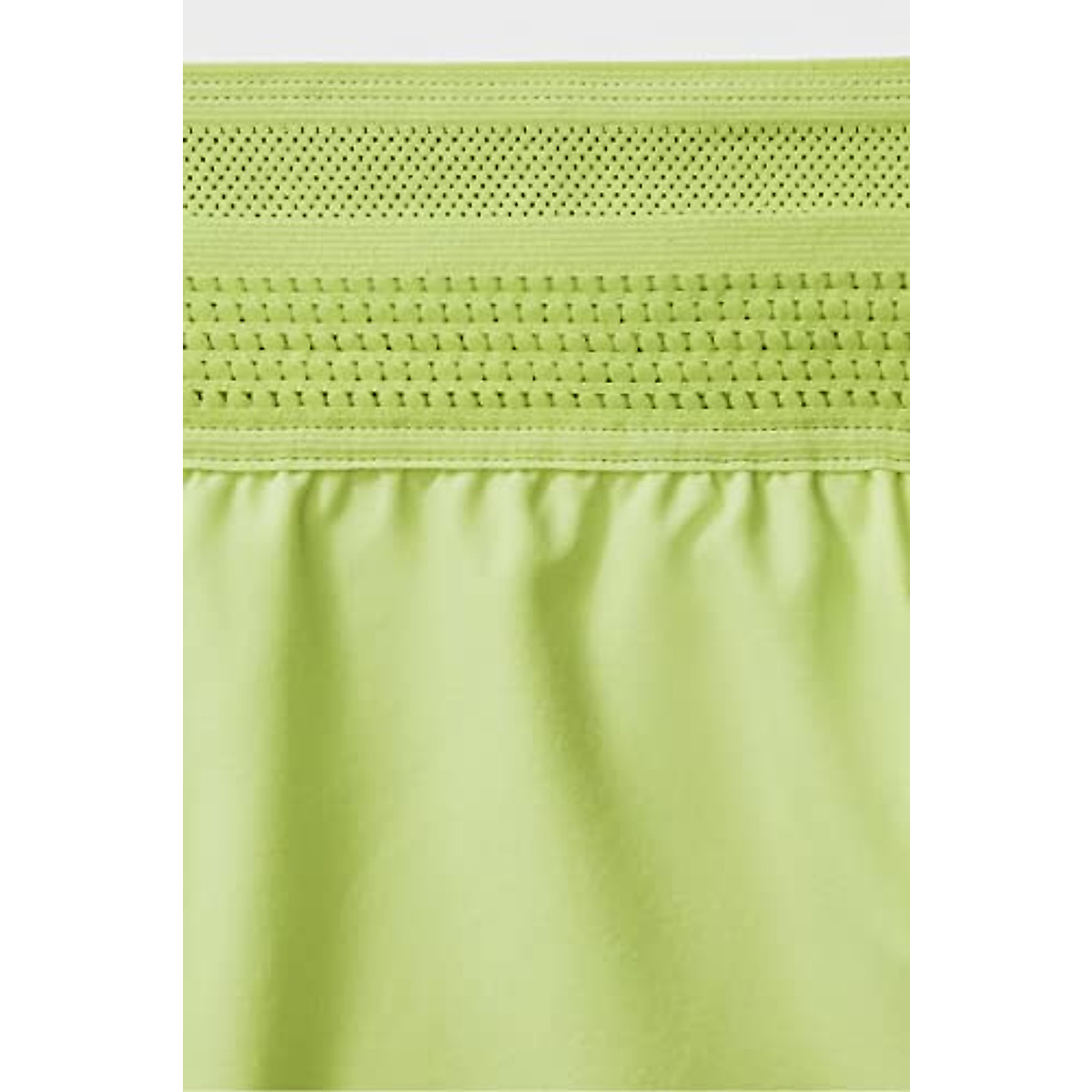 Fabletics Men's The Fundamental Short (Lined), Workout, Running, Training, Gym, Yoga, Ultra Lightweight, Athletic, 7" Inseam, M, Faded Lime