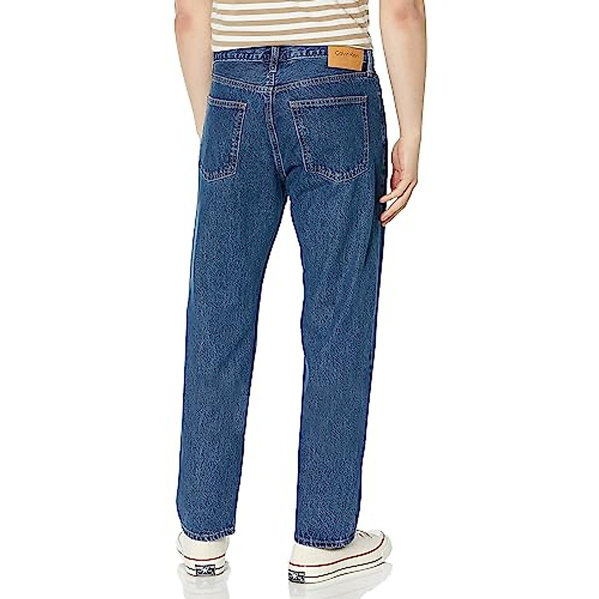 Calvin Klein Men's Standard Straight Fit Jeans, Pacifico