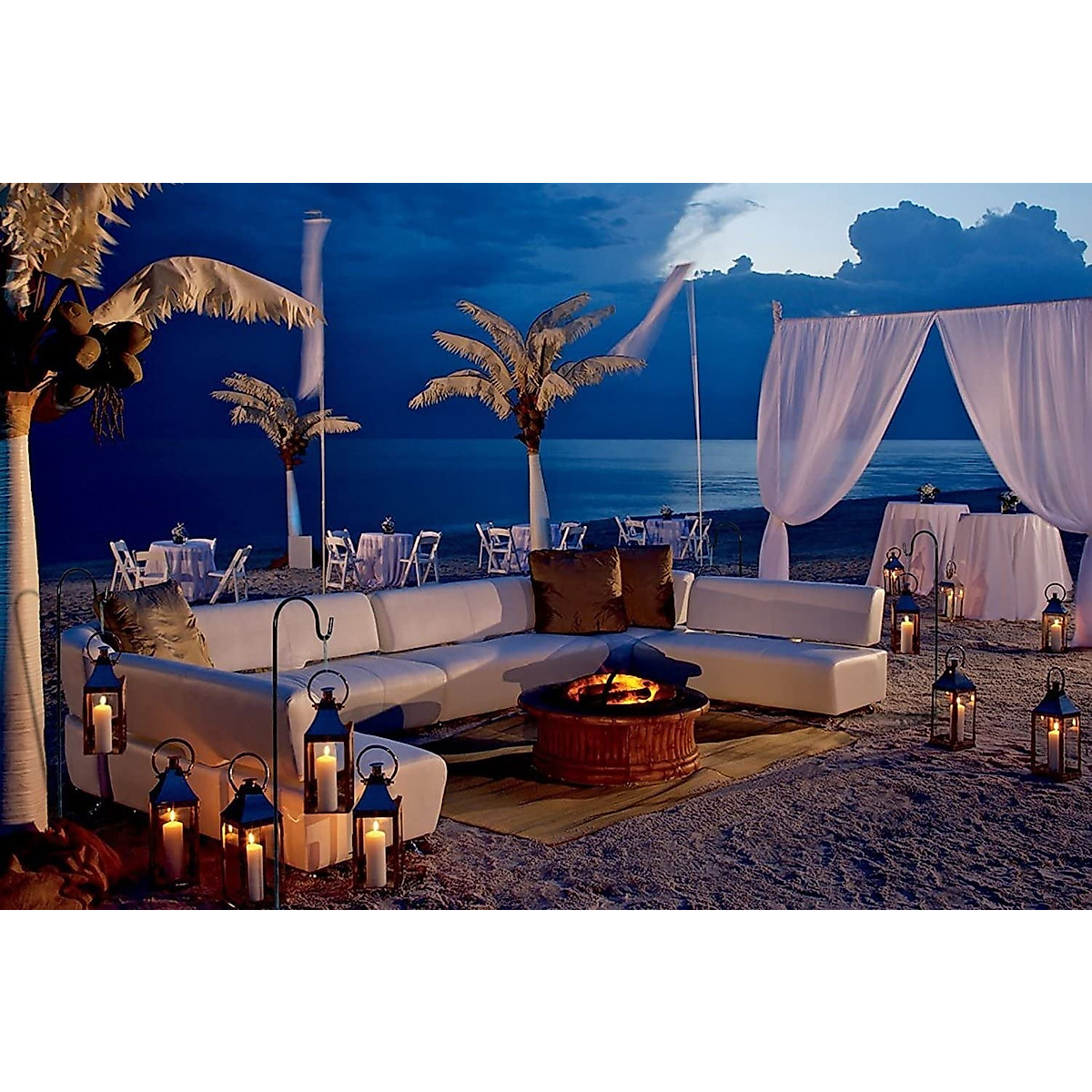 Ashman Shepherd's Hooks 35 Inch (12 Pack), Black, Made of Premium Metal for Hanging Solar Lights, Bird Feeders, Mason Jars, Christmas Lights, Lanterns, Garden Stakes and Wedding Décor.