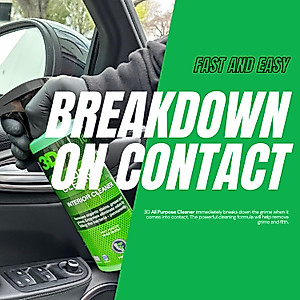 3D All Purpose Cleaner for Car, Home & Office Use - Multi Surface Cleaner Spray 16oz.