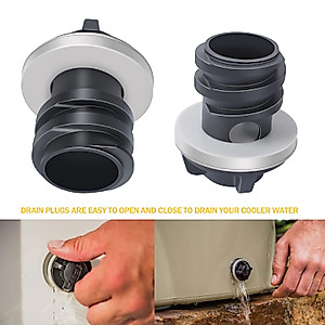 Cooler Drain Plug Replacement for YETI,Drain Plug Compatible with Yeti's Line of Roadie and Tank Coolers and RTIC Coolers Leak-Proof Accessories