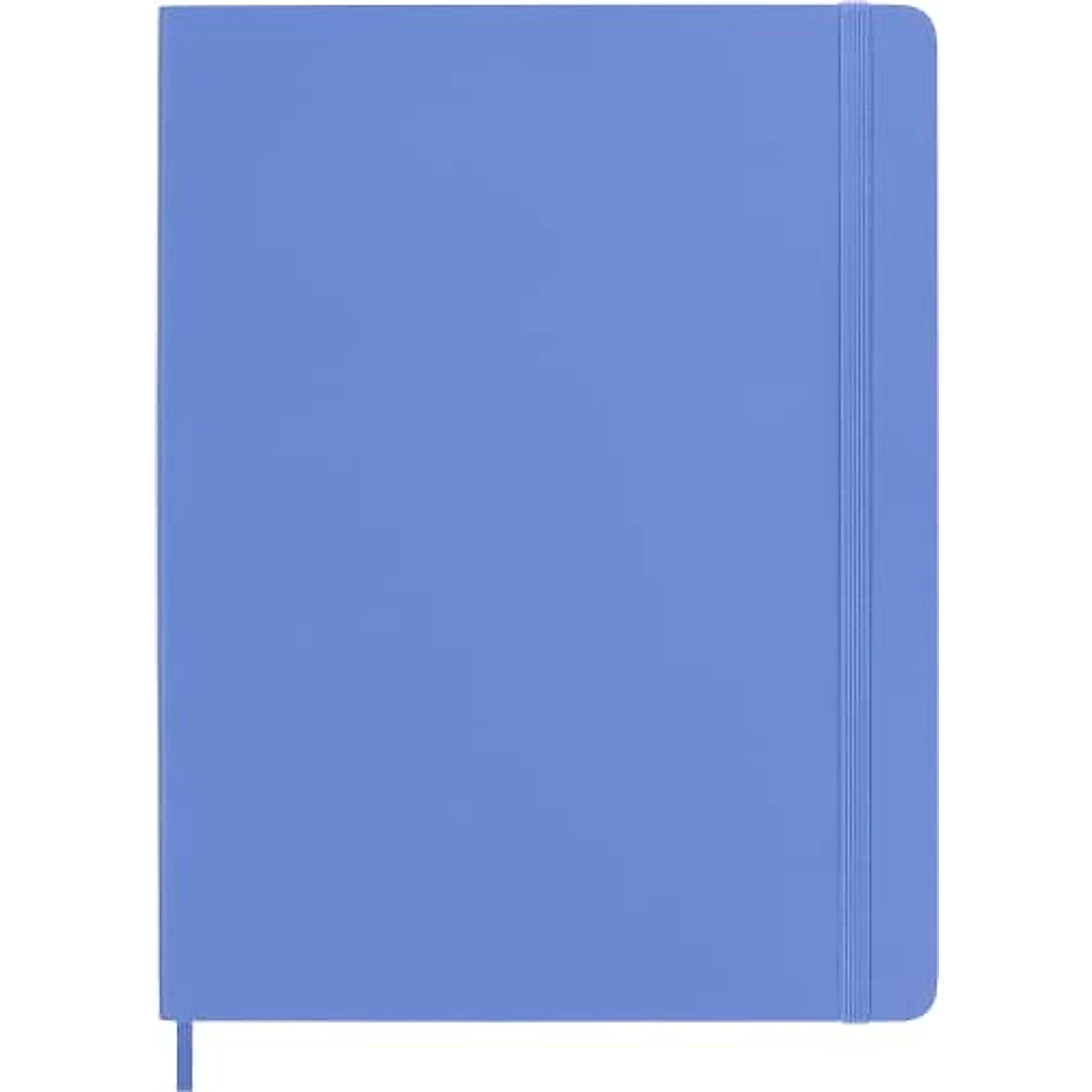 Moleskine Classic Notebook, Soft Cover, XL (7.5" x 9.5") Plain/Blank, Hydrangea Blue, 192 Pages