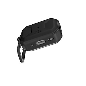URBAN ARMOR GEAR UAG-APPRO2C-BK Apple AirPods Pro 2nd Generation Case, Shock Resistant, Carabiner Included, CIVILIAN Black, Japanese Authorized Dealer