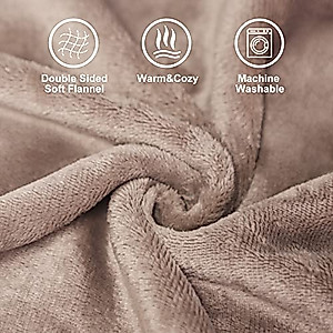 MSDUNOVR Heated Blanket Full Size 72"X84", Soft Electric Blanket with 4 Heating Levels, ETL&FCC Certification, Over-Heat Protection, Machine Washable, for Home Office Use(Brown)