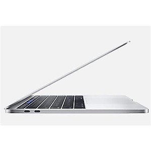 Mid 2018 Apple MacBook Pro Touch Bar with 2.7GHz Quad-Core Intel Core i7 (13.3 inches, 16GB RAM, 512GB SSD) Silver (Renewed)