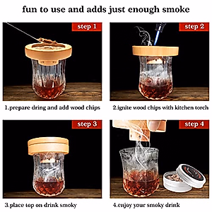 Cocktail Smoker Kit ,Old Fashioned Smoker Kit Whiskey(Valentine's Day Gift)