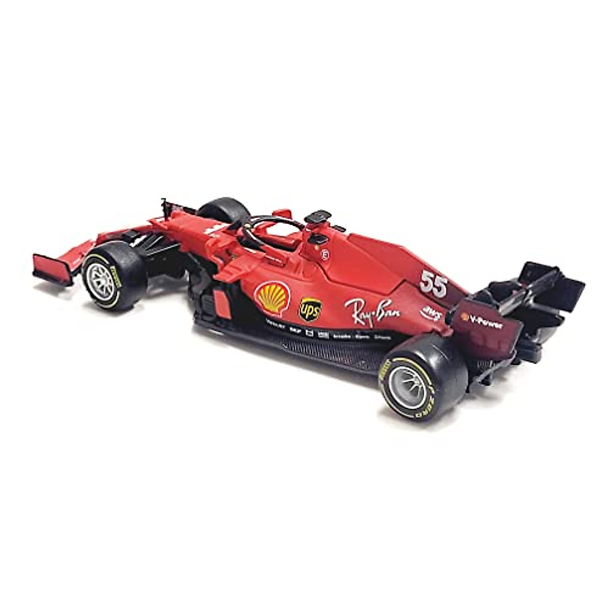 Bburago 1/43 2021 Ferrari SF21 F1#55 Carlos Sainz Diecast Model Car 36829