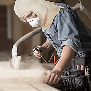 Hercicy 24 Pcs Spray Socks Painters Mask Hair Sock Unisex Adult Head Covering Painting Mask Soft Cotton Stretch Hood Mask for Paint (Nude)