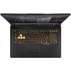 2022 ASUS TUF FX706HE Gaming Laptop 17.3” 144Hz FHD IPS Display Intel 6-Core i5-11260H 16GB DDR4 1TB NVMe SSD NVIDIA GeForce RTX 3050Ti 4GB GDDR6 WIFI AX BT 5.2 USB-C Backlit RJ45 Windows 10 Pro w/USB