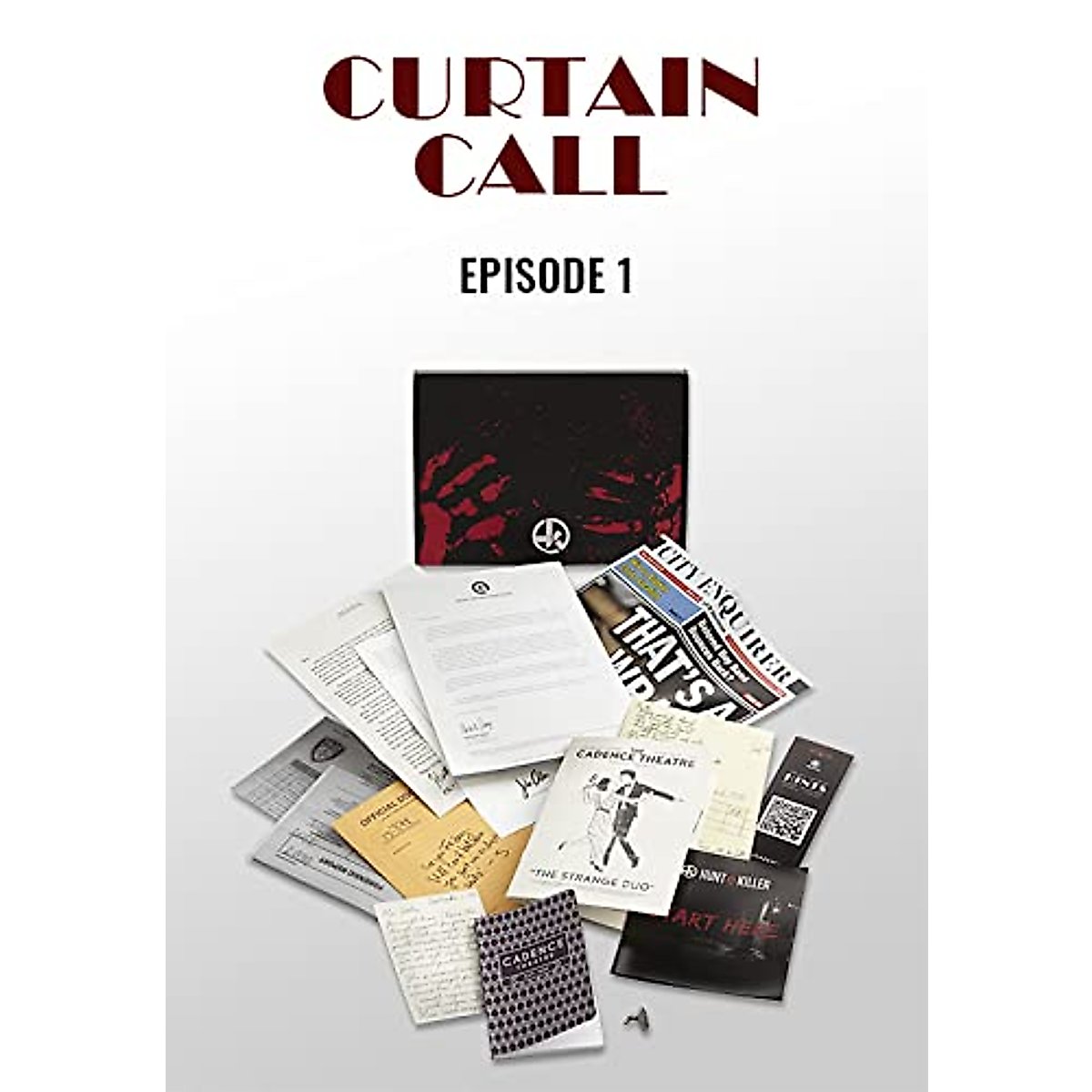 Hunt A Killer: Curtain Call - Complete Box Set, Murder Mystery Game, Take on the Unsolved Case as an Independent Challenge, for Date Night or with Family & Friends as Detectives for Game Night