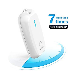 AVICHE New Version M5 Necklace Wearable Mini Personal with USB | White