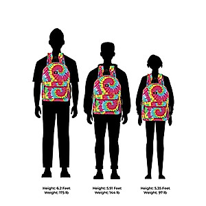 Dickies Freshman Backpack Classic Logo Water Resistant Casual Daypack for Travel Fits 15.6 Inch Notebook (Pink Tie Dye)