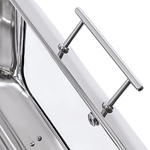 9L Food Warmer,Electric Catering Chafing Dish Buffet with 2 Food Trays,Stainless Steel Buffet Server for Weddings,Birthday Parties, Buffets,Catering