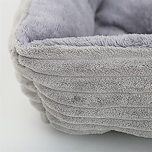 EXOTUF Indoor Dog House Bed for Dog Cat Pet Sofa Bed Square Dog Bed Soft Plush Warm Pad House Washable Puppy Cat Sleep Nest Pet Kennel Cushion Universal