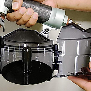 Metabo HPT Coil Siding Nailer, 1-1/2 inch to 2-1/2 inch Siding Nails, Side load, Tilt Bottom Magazine (NV65AH2)