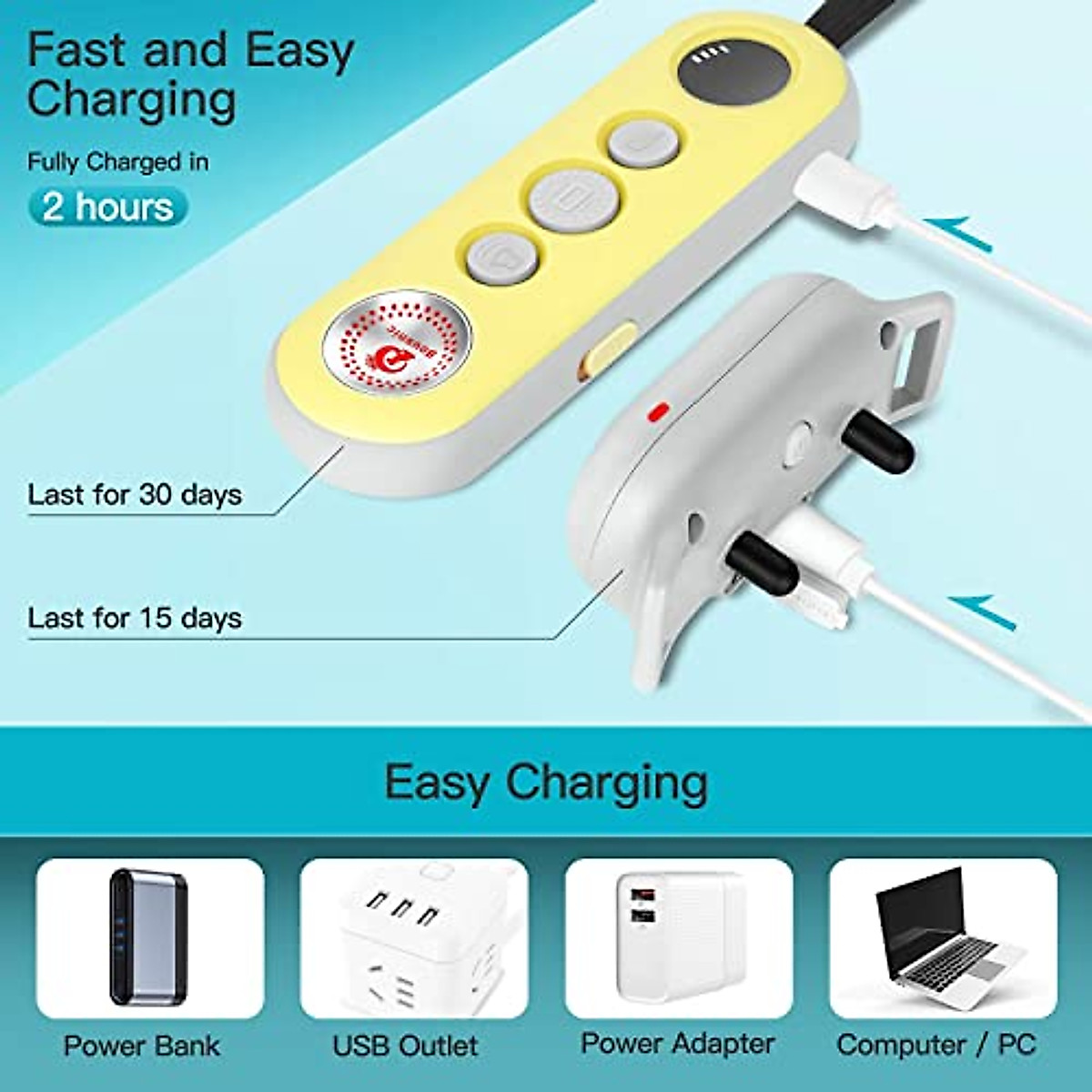 Bousnic Dog Shock Collar with Remote - for Dog 10-120lbs 1000ft Waterproof Rechargeable e Dog Training Collar for Small Medium Large Breed Dog with Beep/Vibrate/Safe Shock & Indicator Light