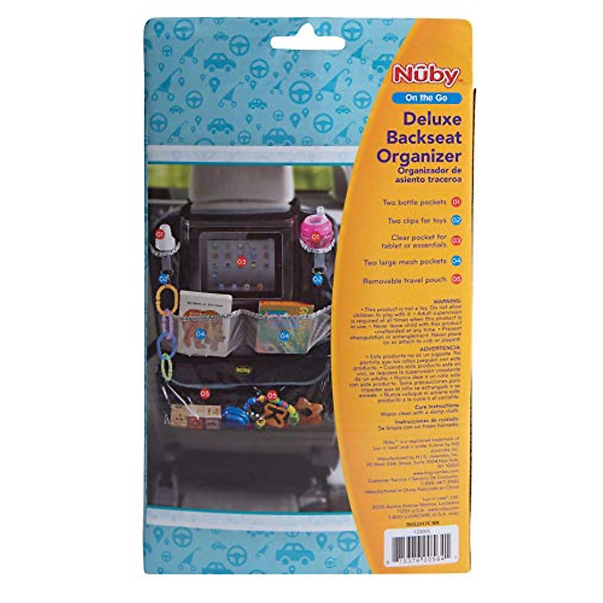Nuby Deluxe Back Seat Organizer