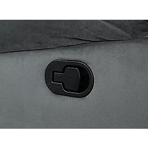 Blackjack Furniture Elton Microfiber Reclining Modern Living Room Loveseat, Sofa, Gray