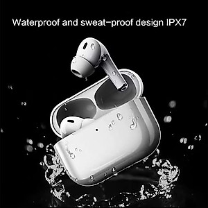 Wireless Earbuds, 30H Playtime AirProBluetooth5.3 Headphones with Charging Box, IPX7 Waterproof in-Ear Ear Buds, Clear Calls Built-in Microphone Stereo Touch Earphones, for iPhone Huawei Samsung