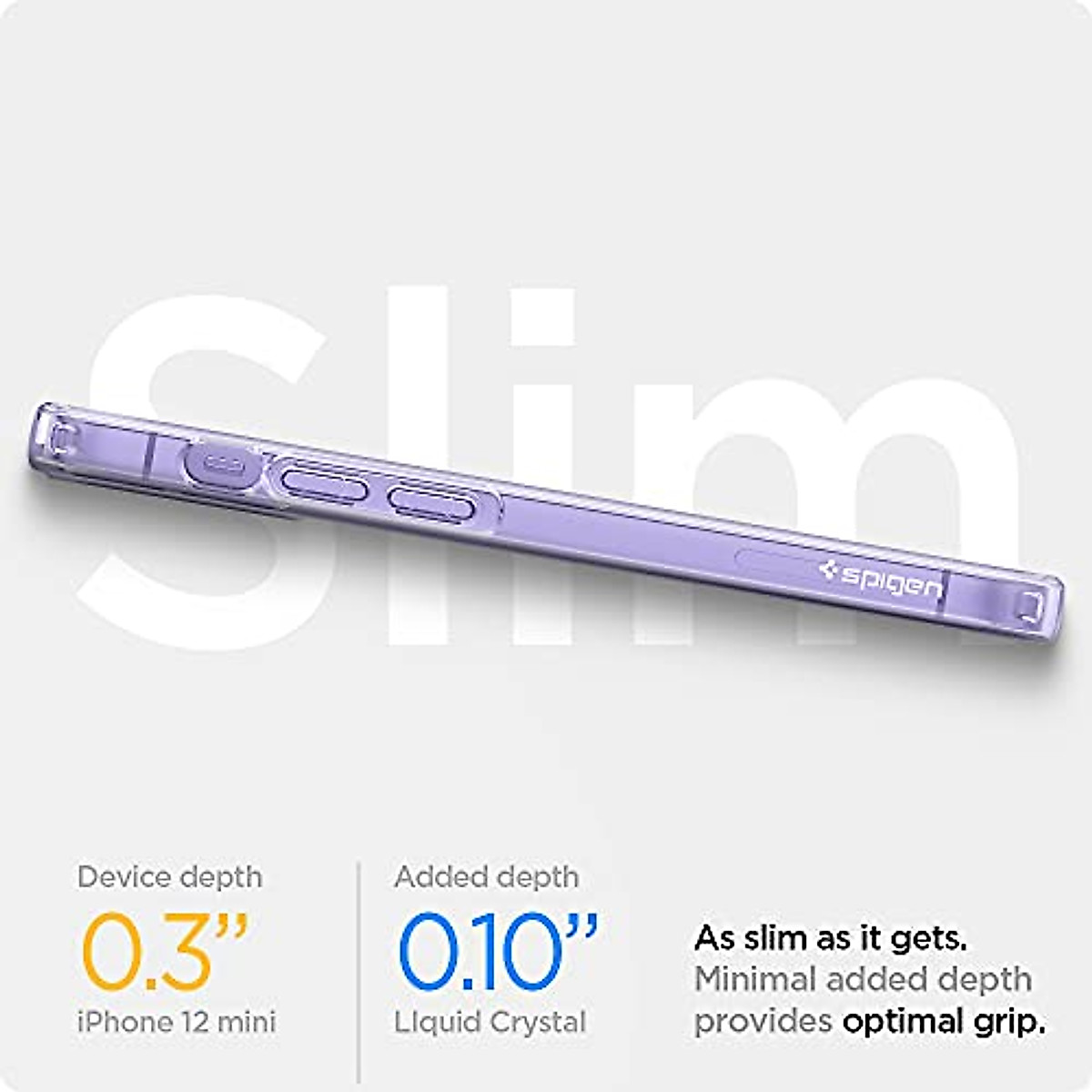 Spigen Liquid Crystal Designed for iPhone 12 Mini Case (2020) - Crystal Clear