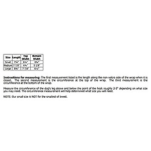 BACK ON TRACK Therapeutic Dog Hock Brace (Pair), Color: Black, Size: L (31020003)