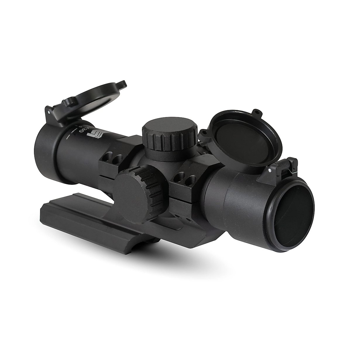 Monstrum Stealth 4x30 Fixed Magnification Scope | Black | MX1 Reticle
