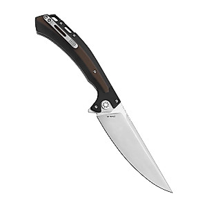 HOKC Nuker | 347-109406 | Utility Knife, Pocket Knife, EDC Knife by Official Dealer - Designed by Russian Master Aleksander Biryukov - Liner Lock, G10 Handle, Finger Flipper, Ball Bearing Pivot, Adjustable Pocket Clip, Long and Durable D2 Stainless Tool S