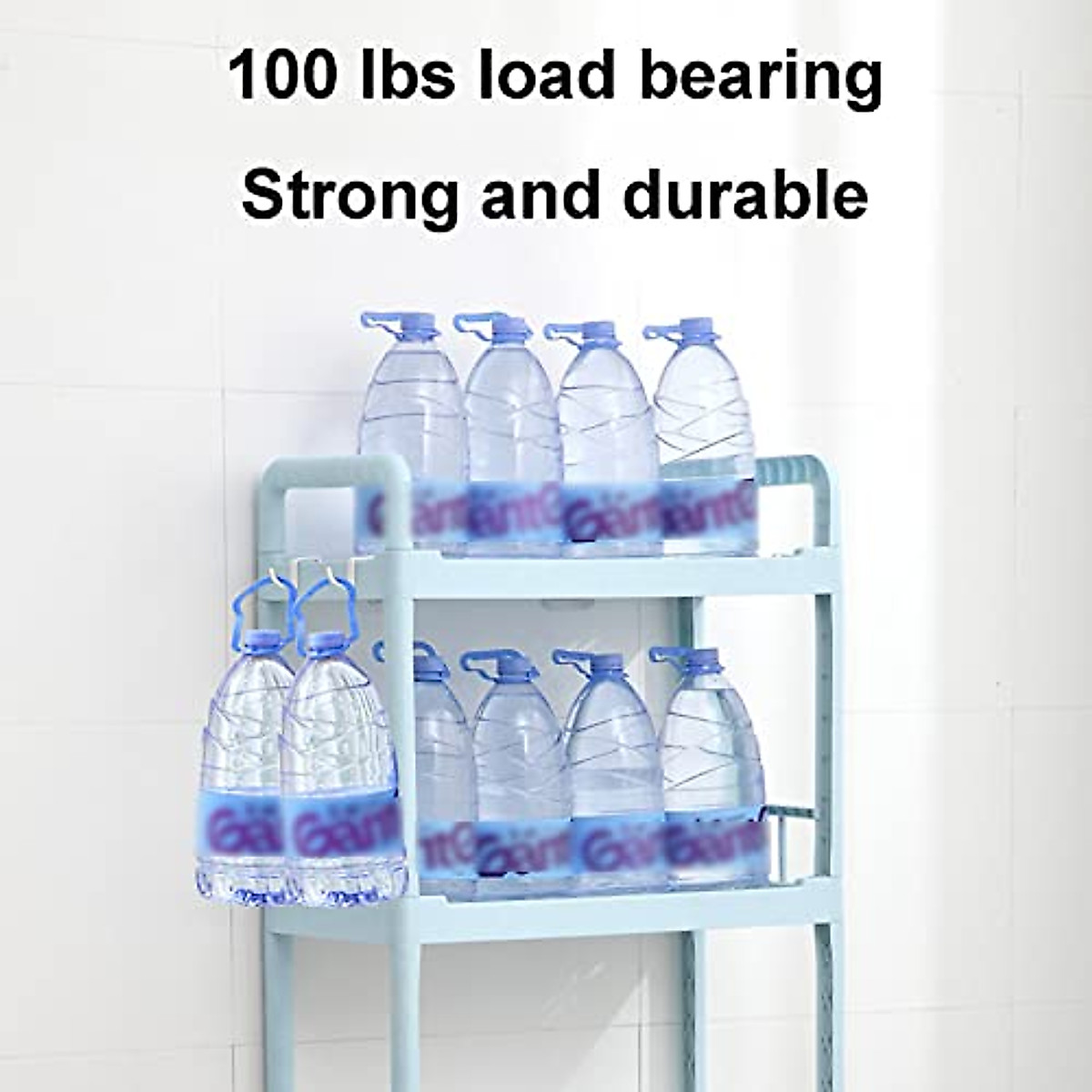 HAZEK Bathroom Shelf Over Toilet, Storage Over Toilet Bathroom Organizer, Pace-Saving, Easy Assembly, Fit Most Toilets